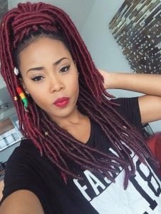 Attractive 4 Colored Faux Locs Styles for Natural Hair - New Natural ...