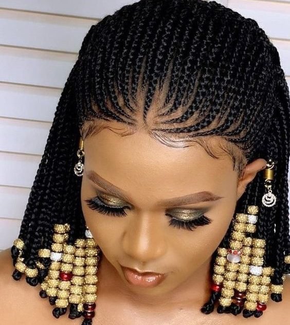 25 Cornrows with Beads for Adults - New Natural Hairstyles
