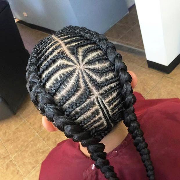 15 Big Cornrows Hairstyles You Cannot Miss - New Natural Hairstyles