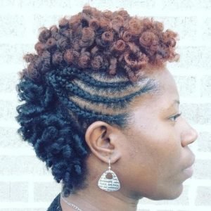 24 Brilliant Mohawk Updo Hairstyles for Black Women