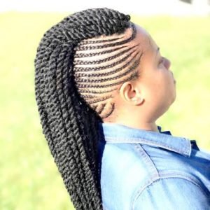 26 Best Side Cornrows Hairstyles You Will Love - New Natural Hairstyles