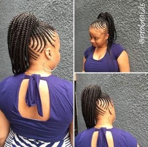 26 Best Side Cornrows Hairstyles You Will Love - New Natural Hairstyles