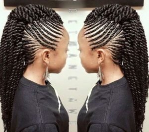 26 Best Side Cornrows Hairstyles You Will Love - New Natural Hairstyles