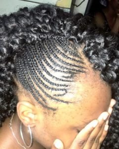 26 Best Side Cornrows Hairstyles You Will Love - New Natural Hairstyles
