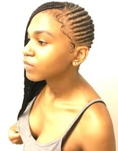 26 Best Side Cornrows Hairstyles You Will Love - New Natural Hairstyles