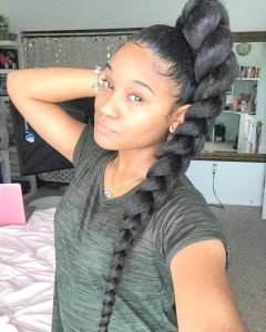 40 Lovely One Braid Styles You Must Love - New Natural Hairstyles