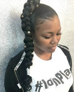 40 Lovely One Braid Styles You Must Love - New Natural Hairstyles