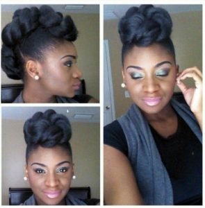 50+ Faux Bun Styles for Natural Hair Women