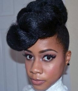 50+ Faux Bun Styles for Natural Hair Women