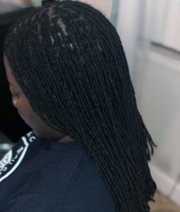 44 Micro Locs Styles for Black Women - New Natural Hairstyles