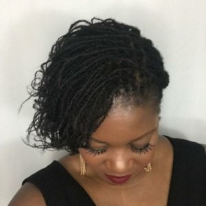 44 Micro Locs Styles for Black Women - New Natural Hairstyles