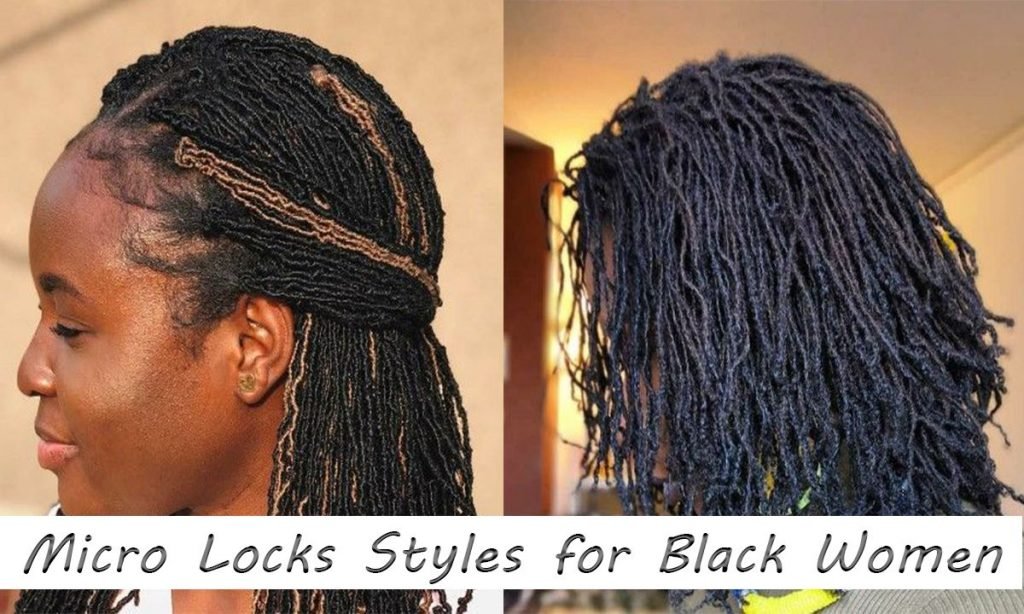 44 Micro Locs Styles for Black Women - New Natural Hairstyles