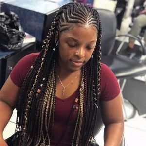 58 Trendy Jumbo Cornrows for Black Women - New Natural Hairstyles
