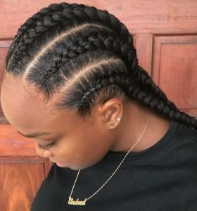 58 Trendy Jumbo Cornrows for Black Women - New Natural Hairstyles