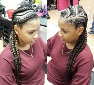 58 Trendy Jumbo Cornrows for Black Women - New Natural Hairstyles
