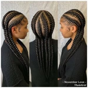 58 Trendy Jumbo Cornrows for Black Women - New Natural Hairstyles