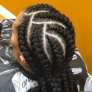 58 Trendy Jumbo Cornrows for Black Women - New Natural Hairstyles