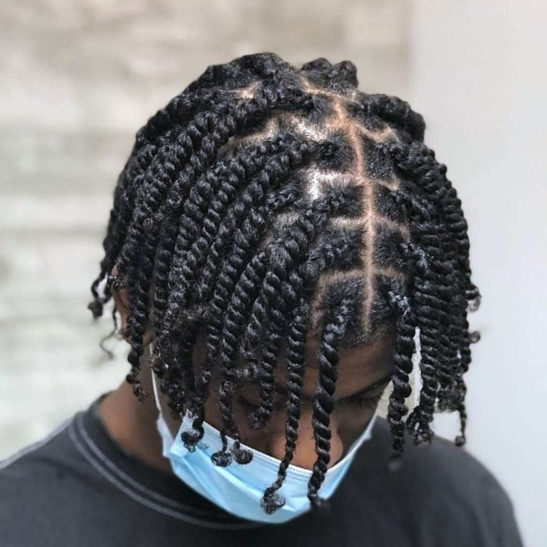 20 Latest Two Strand Twist for Men Hairstyles